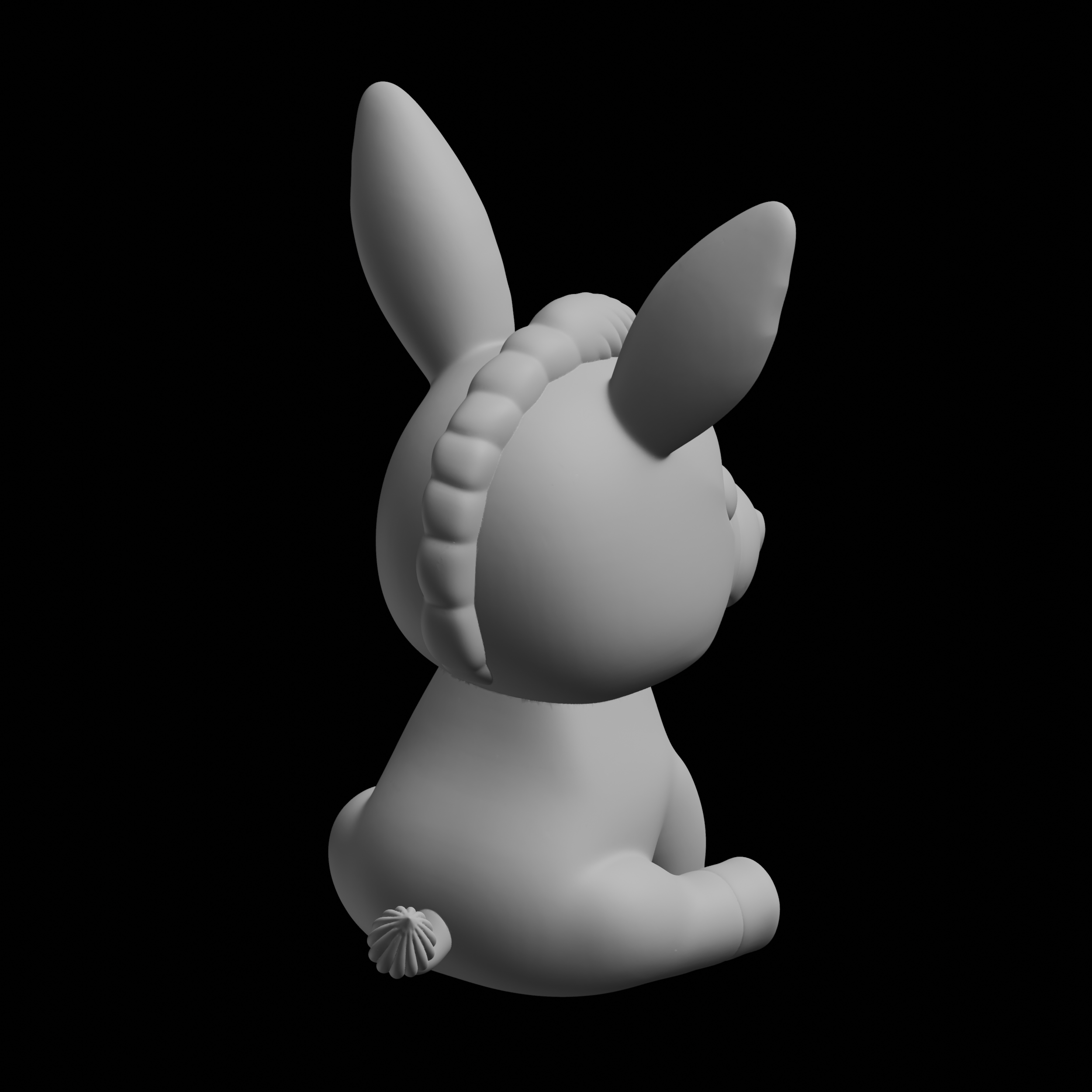 🗿 Chibi Donkey 3D Print Figure・ 3D File for 3D printing・Cults