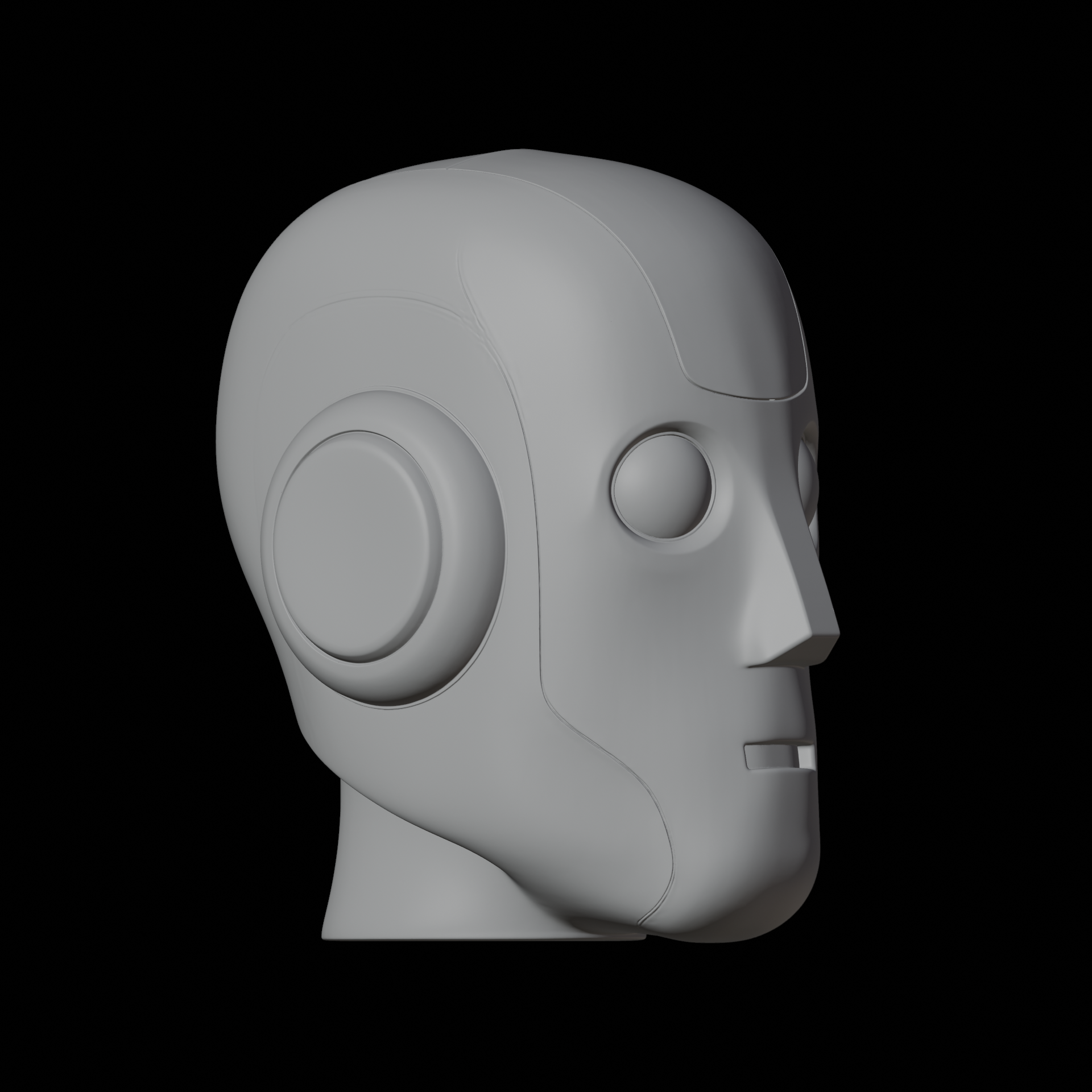 🤖 Robot Head Character Bust・ 3D File for 3D printing・Cults