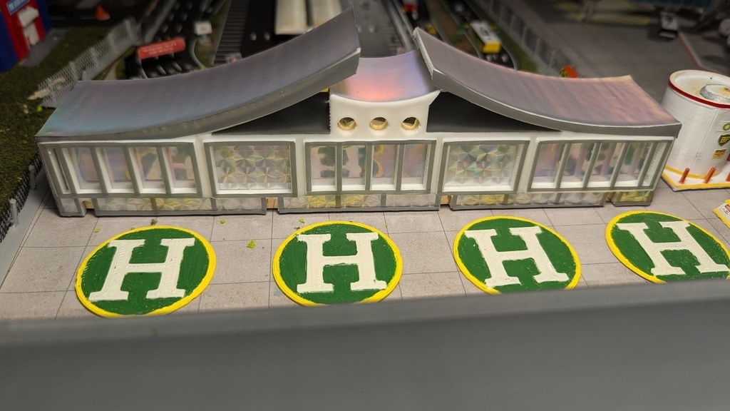 🚁 1:400 helicopter terminal・Free 3D File for ・Cults
