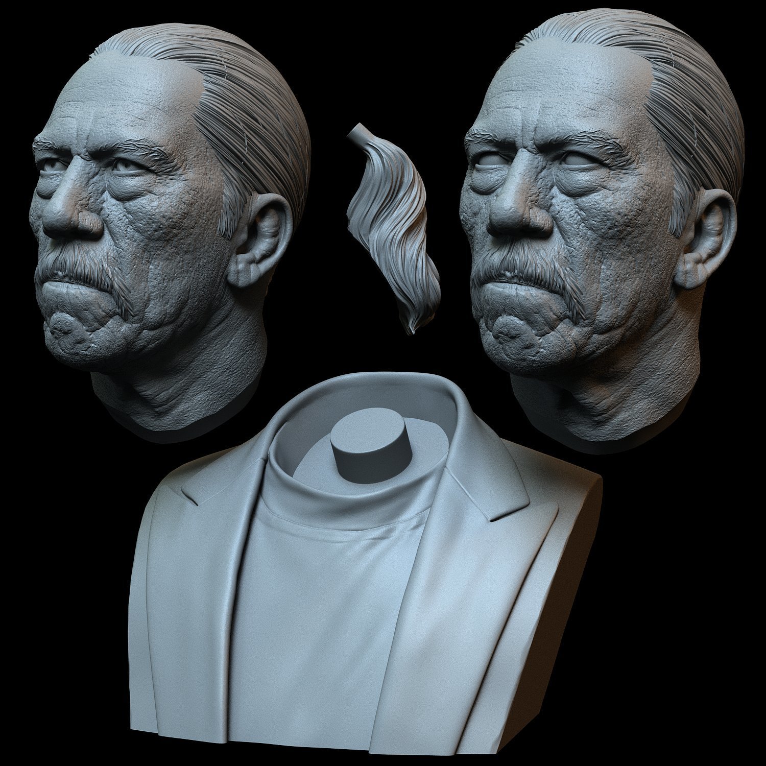 3D file Danny Trejo aka Machete 👤 ・3D printable model to download・Cults