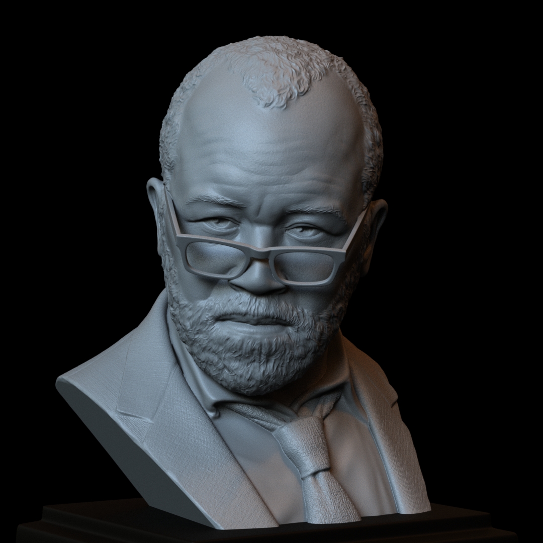 Файл 3D Bernard Lowe (Jeffrey Wright) Westworld HBO - 3d print model ...
