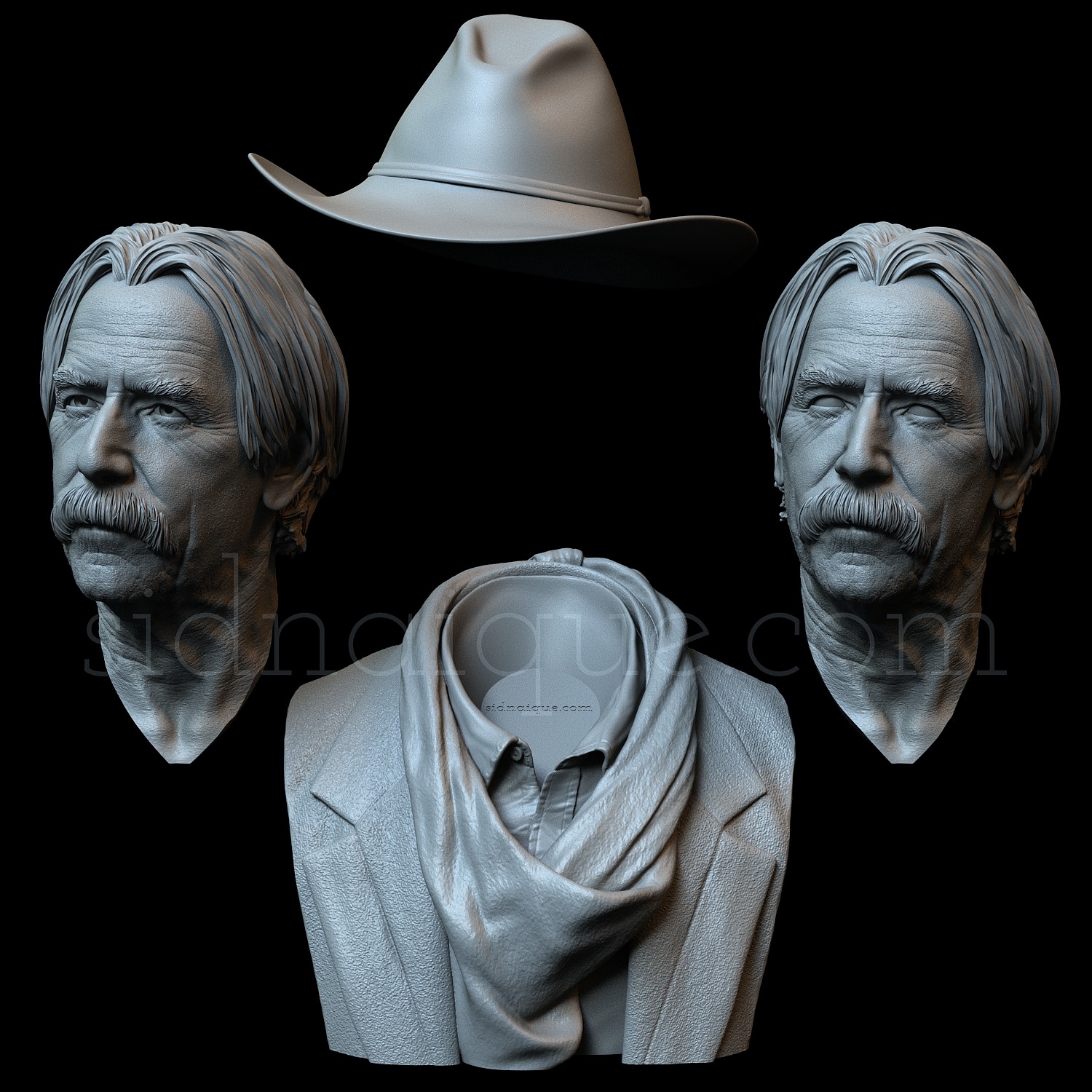 3D file Sam Elliott 👤 ・3D printable model to download・Cults