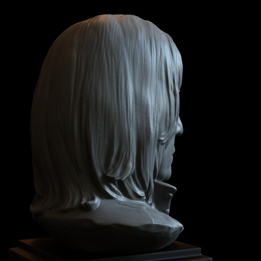 👤 Severus Snape (Alan Rickman) 3d Printable Model, Bust, Portrait ...