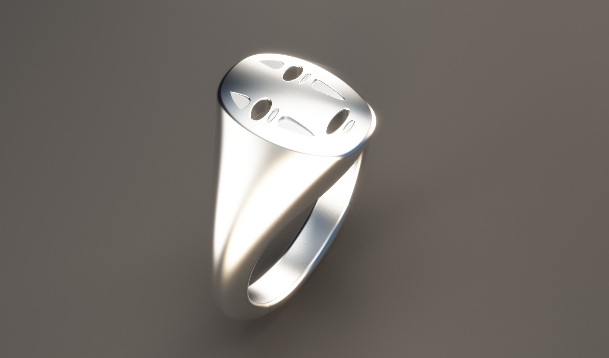 STL file No Face Ring 💍・3D print model to download・Cults