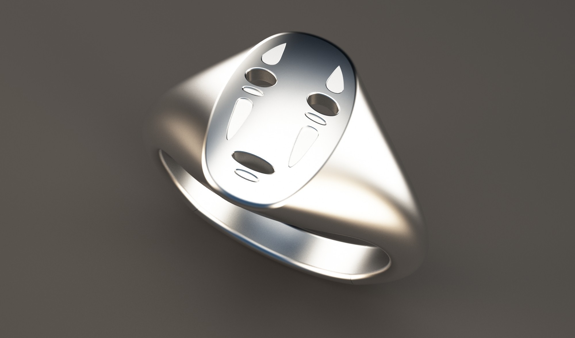 STL file No Face Ring 💍・3D print model to download・Cults