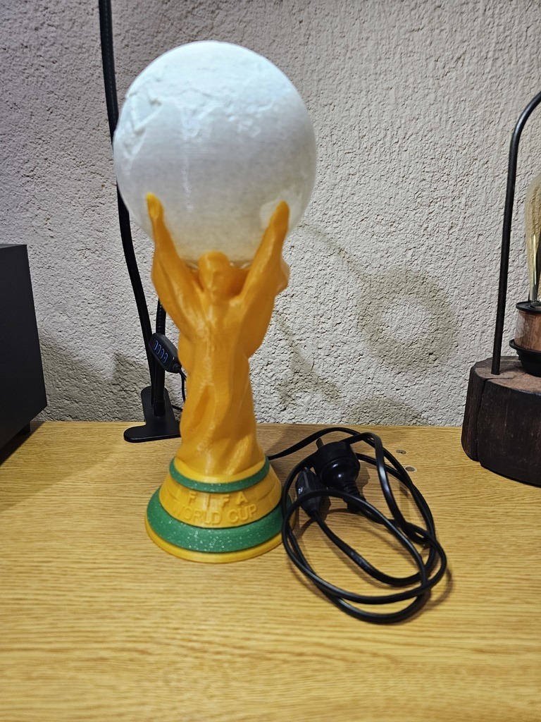 🗺️ FIFA World Cup Table Lamp - World Cup Lamp・Free STL File for 3D ...
