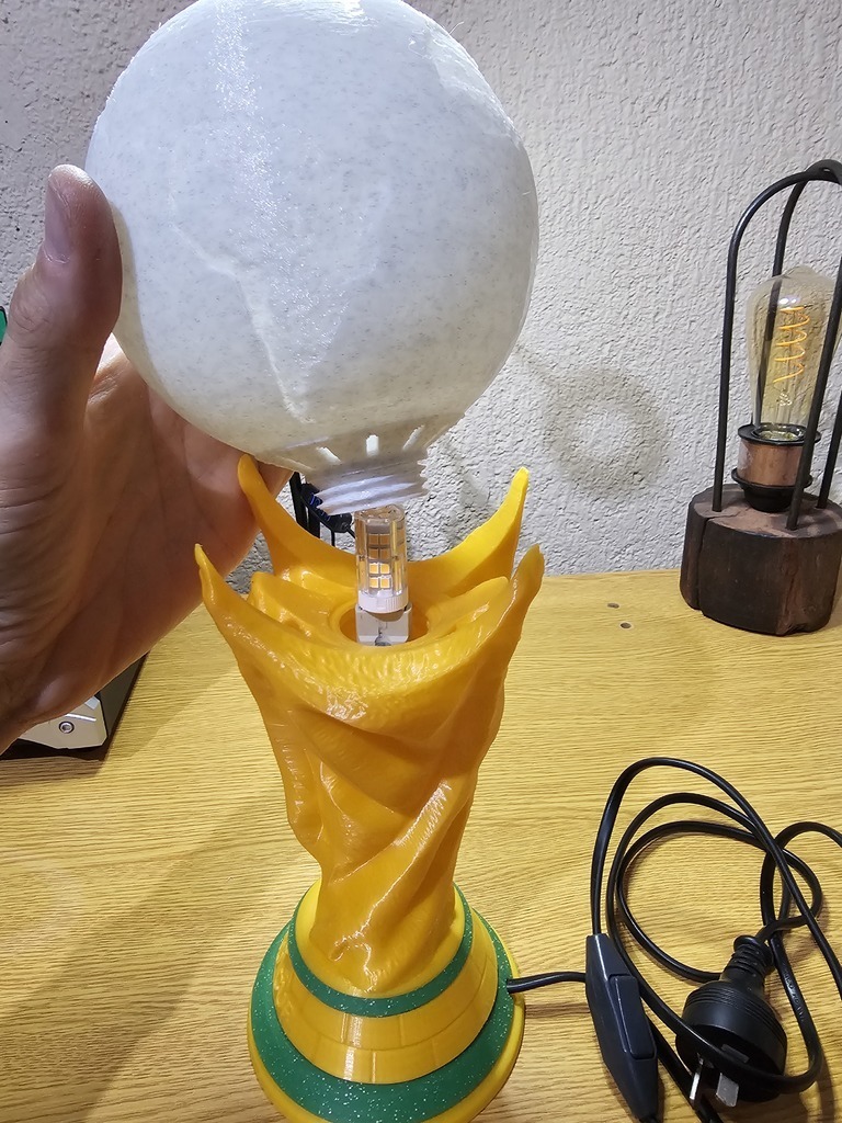 🗺️ FIFA World Cup Table Lamp - World Cup Lamp・Free STL File for 3D ...