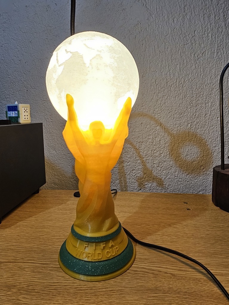 🗺️ FIFA World Cup Table Lamp - World Cup Lamp・Free STL File for 3D ...