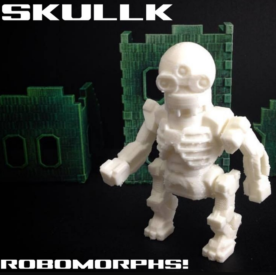 Free STL file Skullk (RoboMorph) 🎲 ・3D printer model to download・Cults
