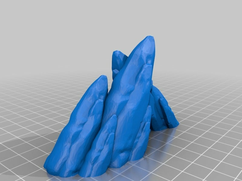 🪨 Rock Formations (15mm/18mm/28mm scale)・Free STL File for ・Cults