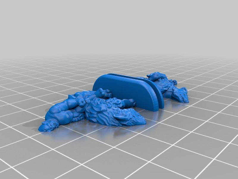 🐺 Trollspawn Wolf Rider (18mm scale)・Free STL File for ・Cults