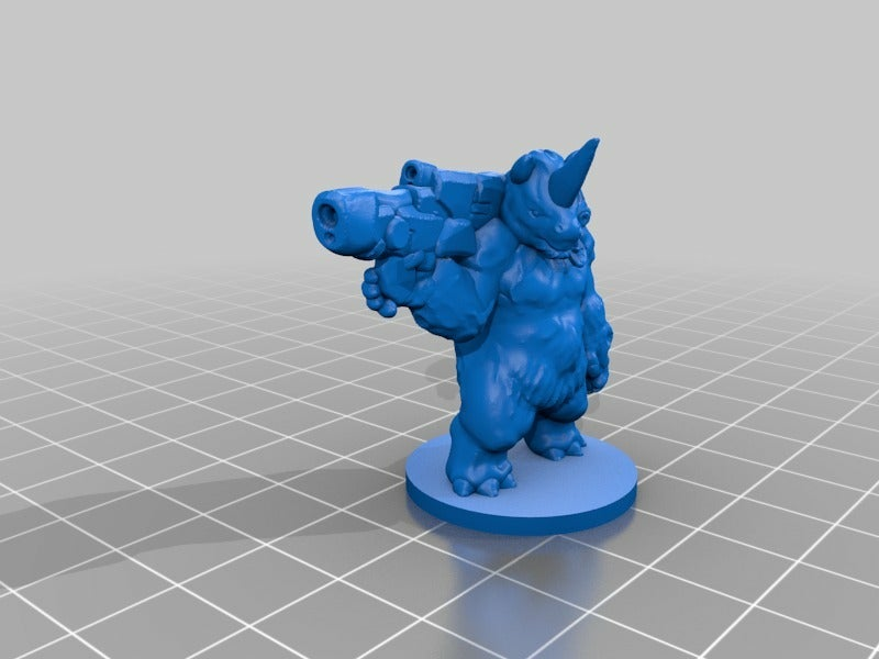 👹 Gene-Spliced Heavy (18mm scale)・Free STL File for ・Cults