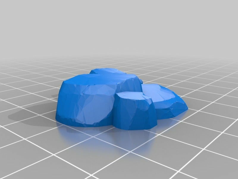⚔ Delving Decor: Rocky Rubble (28mm/Heroic scale)・Free STL File for ・Cults