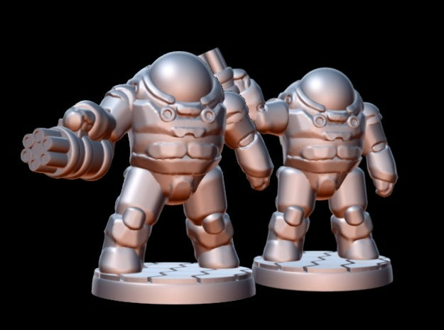 🫡 Freespace Hardsuit Elite (18mm scale)・Free STL File for ・Cults