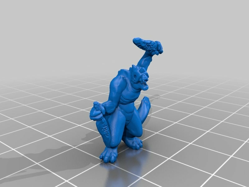 ⚔️ Slisk Warriors (15mm scale)・Free STL File for ・Cults