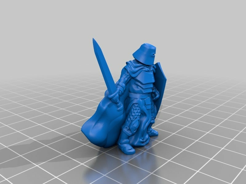 🎲 Knight (28mm/32mm scale)・Free STL File for ・Cults