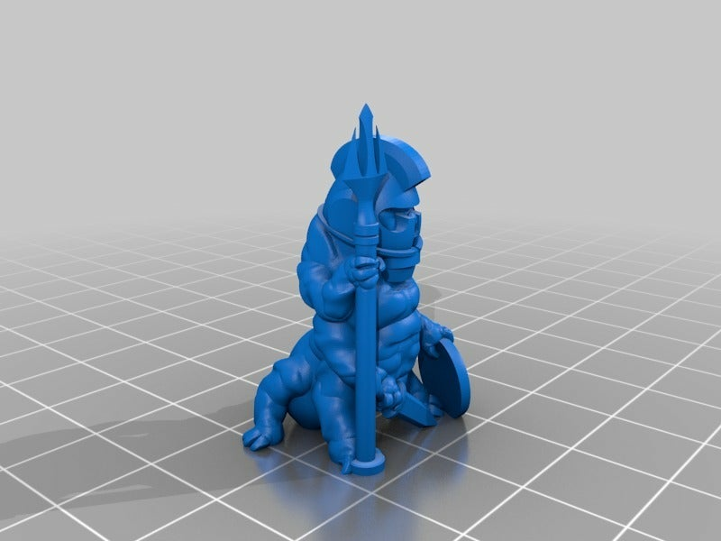 Free STL file Mossfolk Gladiator (28mm/Heroic scale) 🎲 ・Model to ...