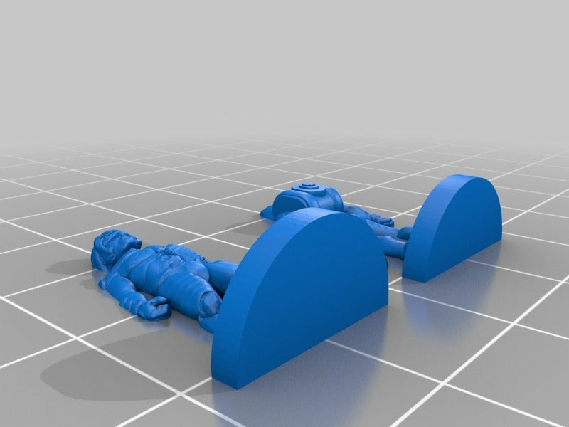 🫡 Lucian Fahim, Cyborg Field Medic (18mm scale)・Free STL File for ・Cults