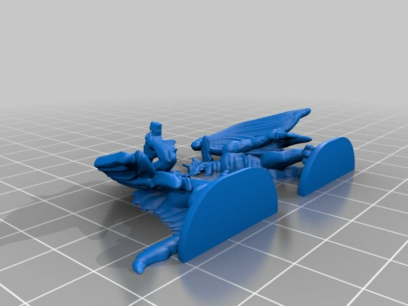 Archivo STL gratis Heldrakken (escala 18mm) ⚔ ・Plan imprimible en 3D ...