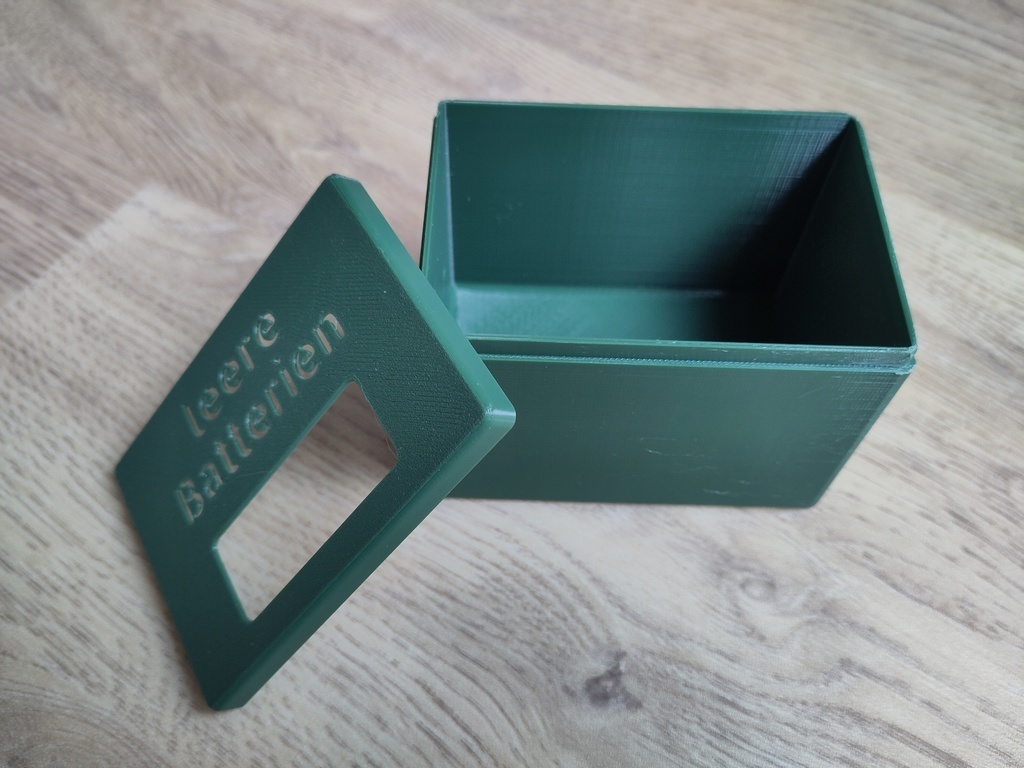 📦 Box for empty batteries・Free 3D File for ・Cults