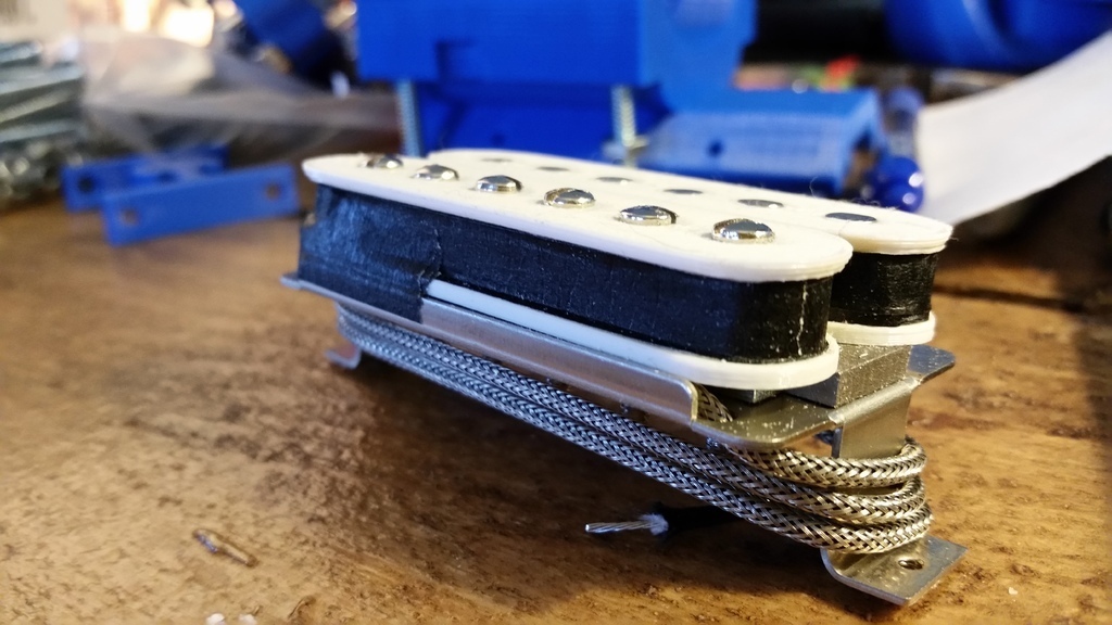 🎵 Gibson P.A.F. Pickup Bobbins 49.2mm・Free 3D File for ・Cults