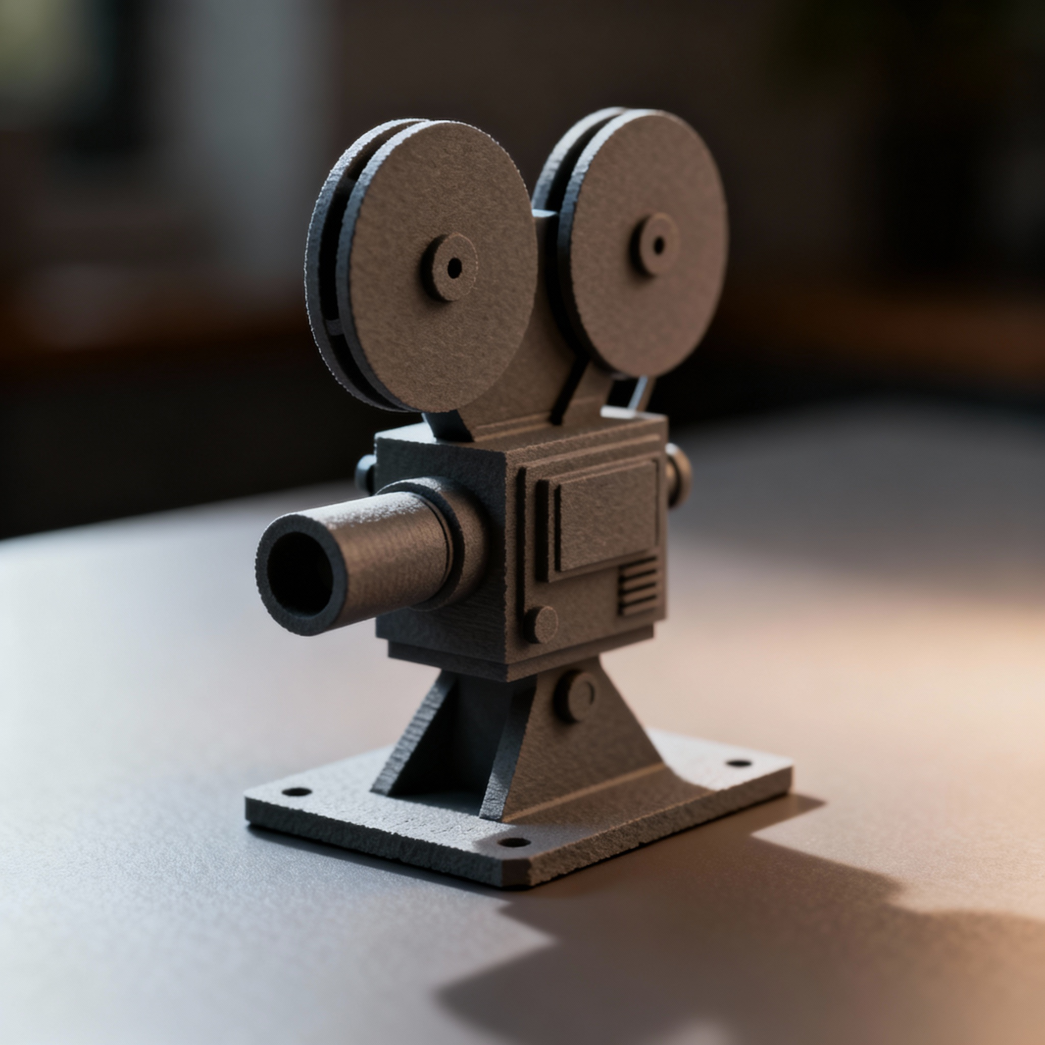 🎦 Caméra Cinéma Vintage STL | Retro Film Projector 3D Print・Fichier 3D ...