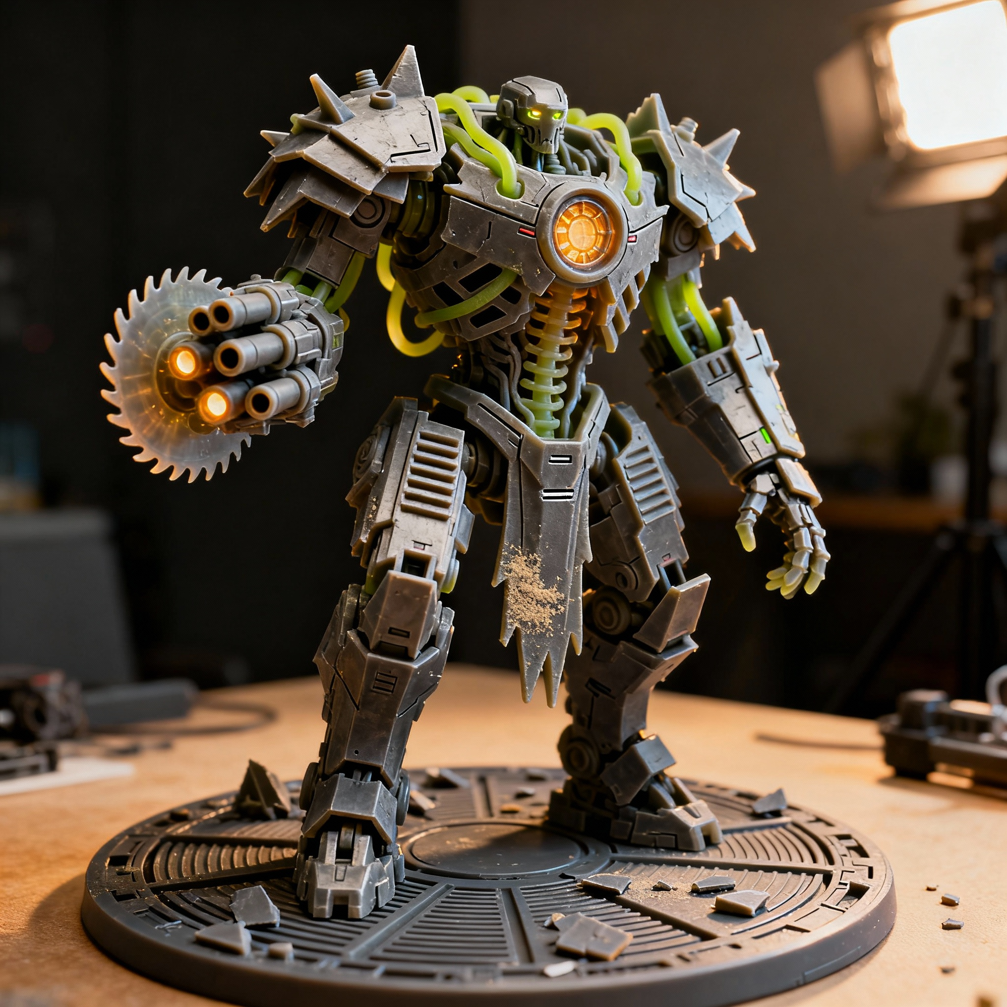 ⚔ Necron War Machine 3D Print STL - Warhammer 40K Robot Figurine・ 3D ...