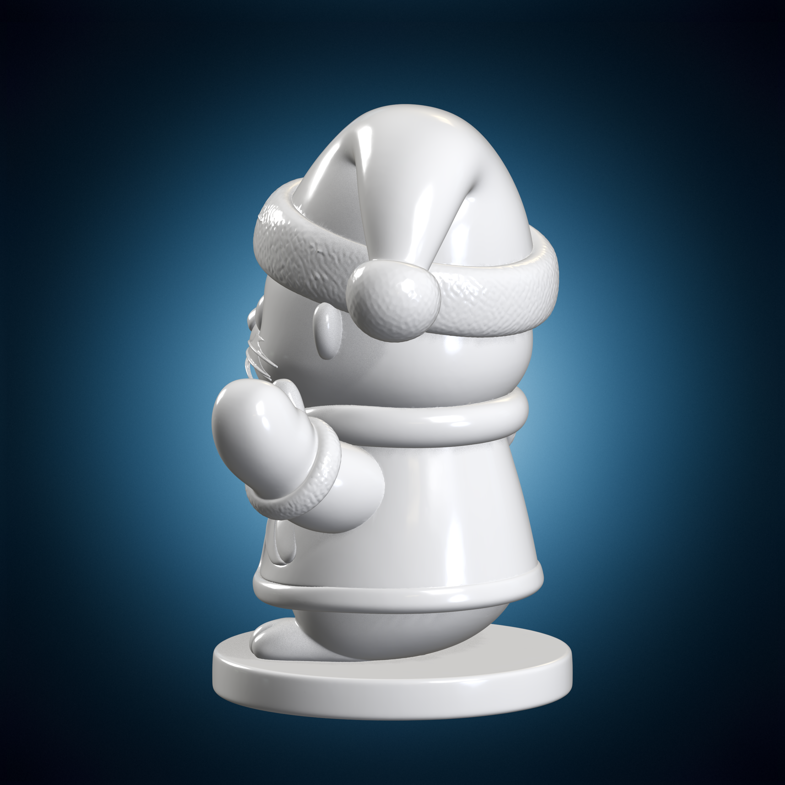 🎅 Santa Baby Otter 3D Print Model・ 3D File for 3D printing・Cults