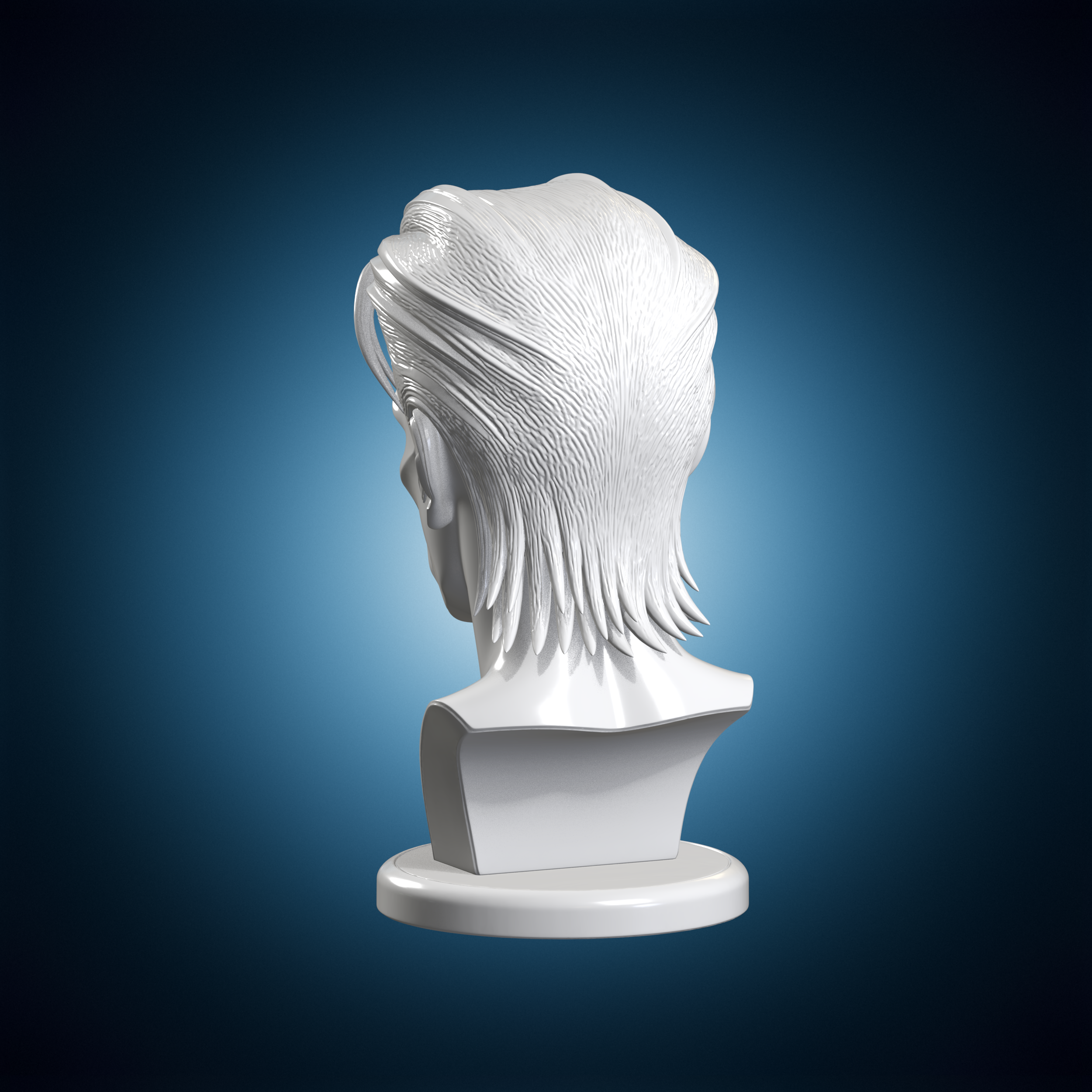 ️ David Bowie Bust・ 3D File for 3D printing・Cults