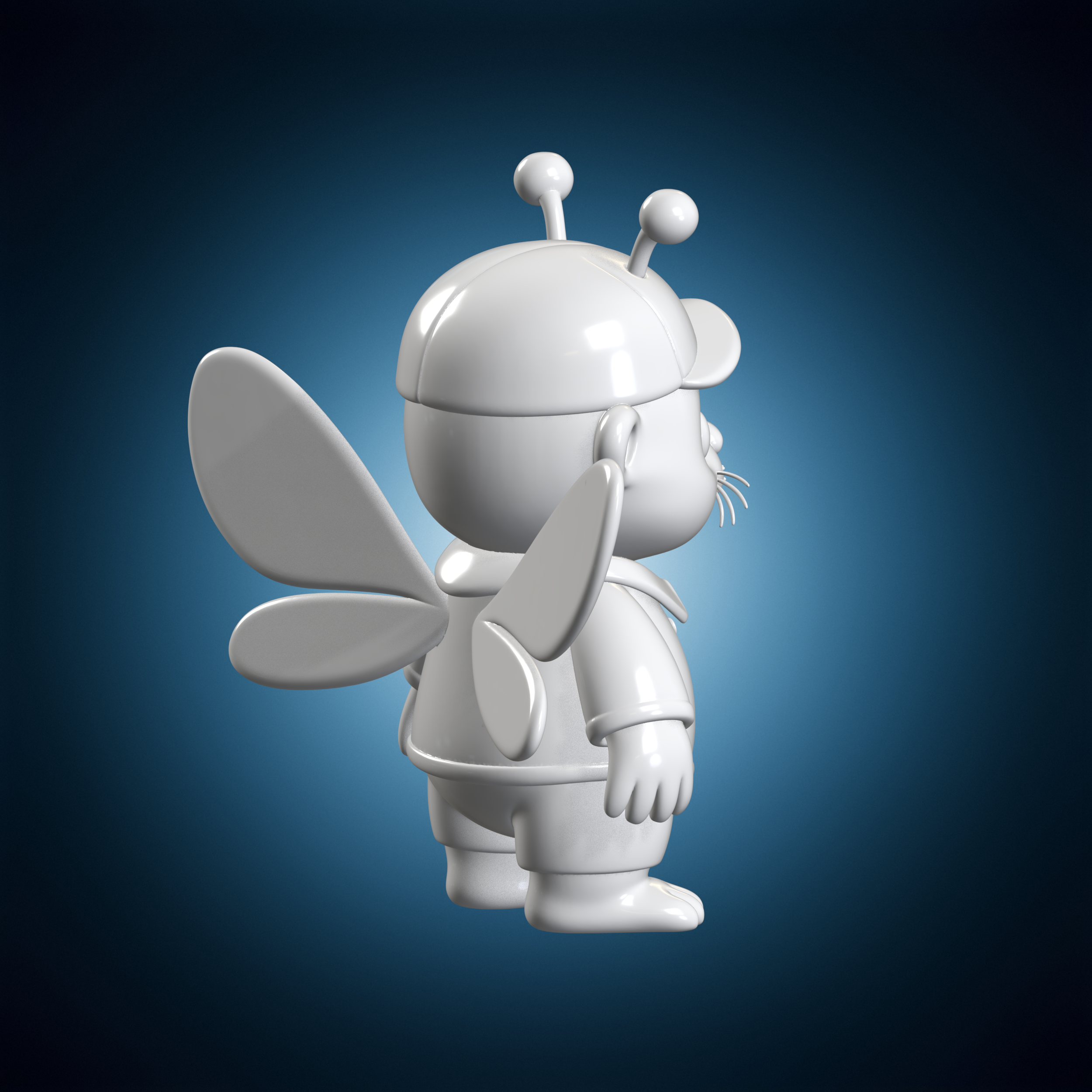 🐝 Bee Baby Otter 3D Print Model・ 3D File for 3D printing・Cults