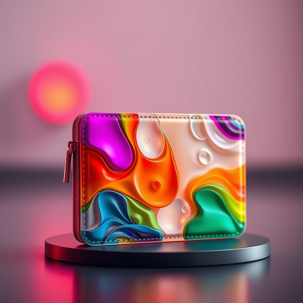 👛 Abstract Wallet・ 3D File for 3D printing・Cults