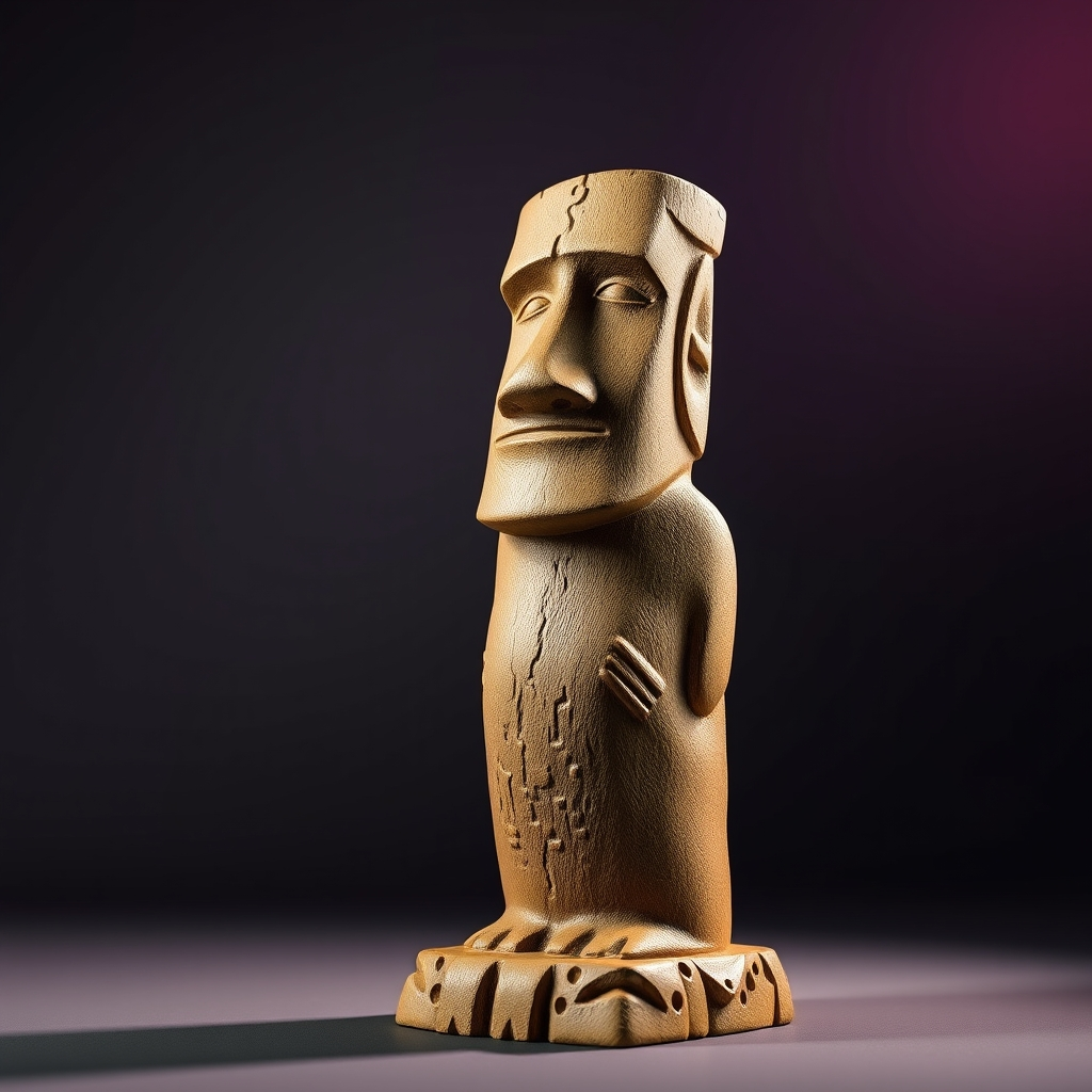 🏝️ Easter Island Statue Replica・ 3D File for 3D printing・Cults