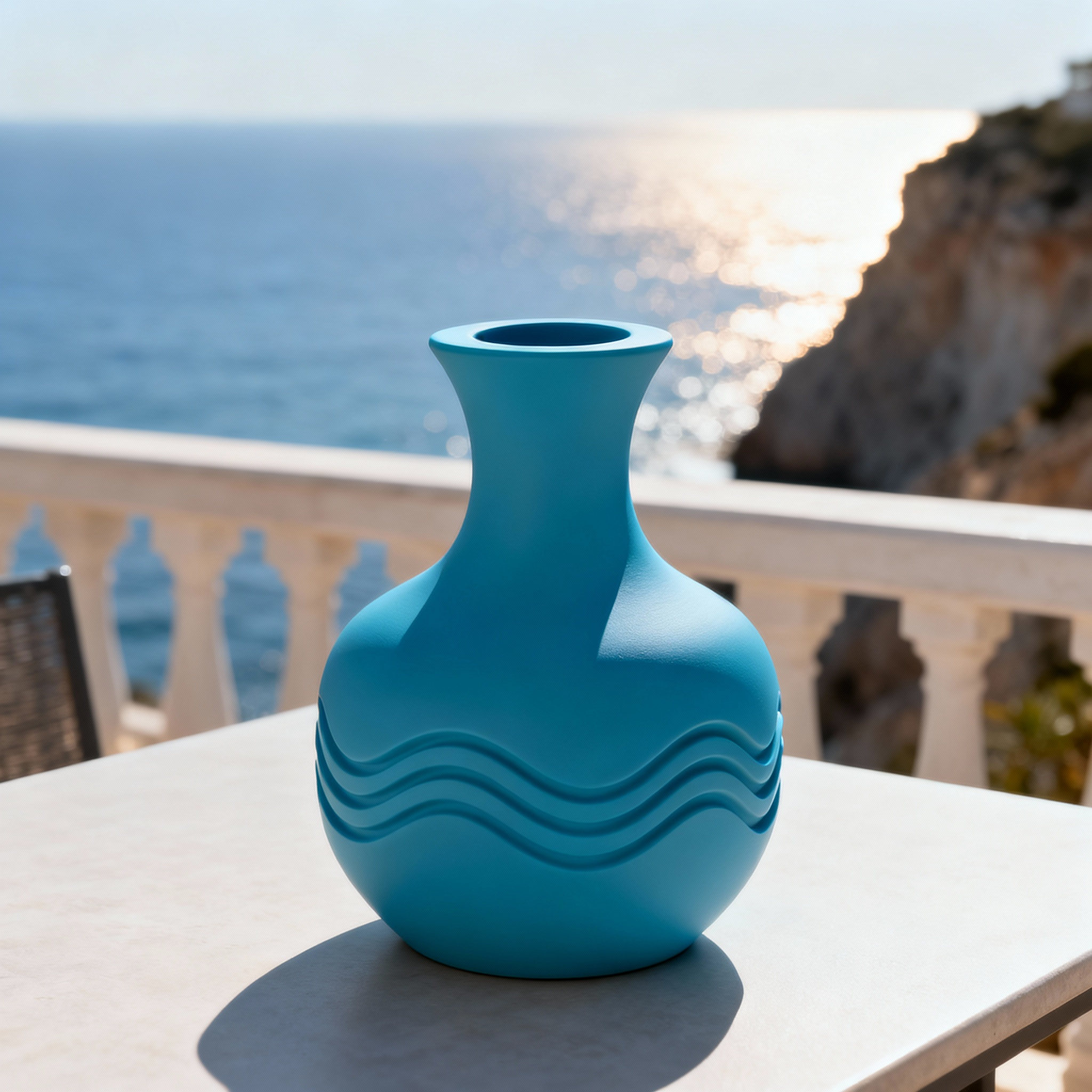 🌊 Wave Design Vase 3D Print Model - Ocean Inspired Decor STL・ 3D File ...