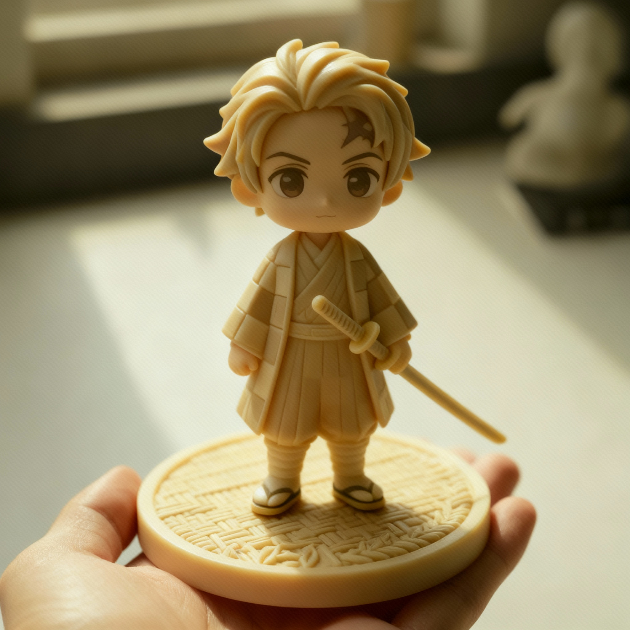 🎨 Demon Slayer Tanjiro Kamado Chibi STL 3D Print Figurine・Free 3D File ...