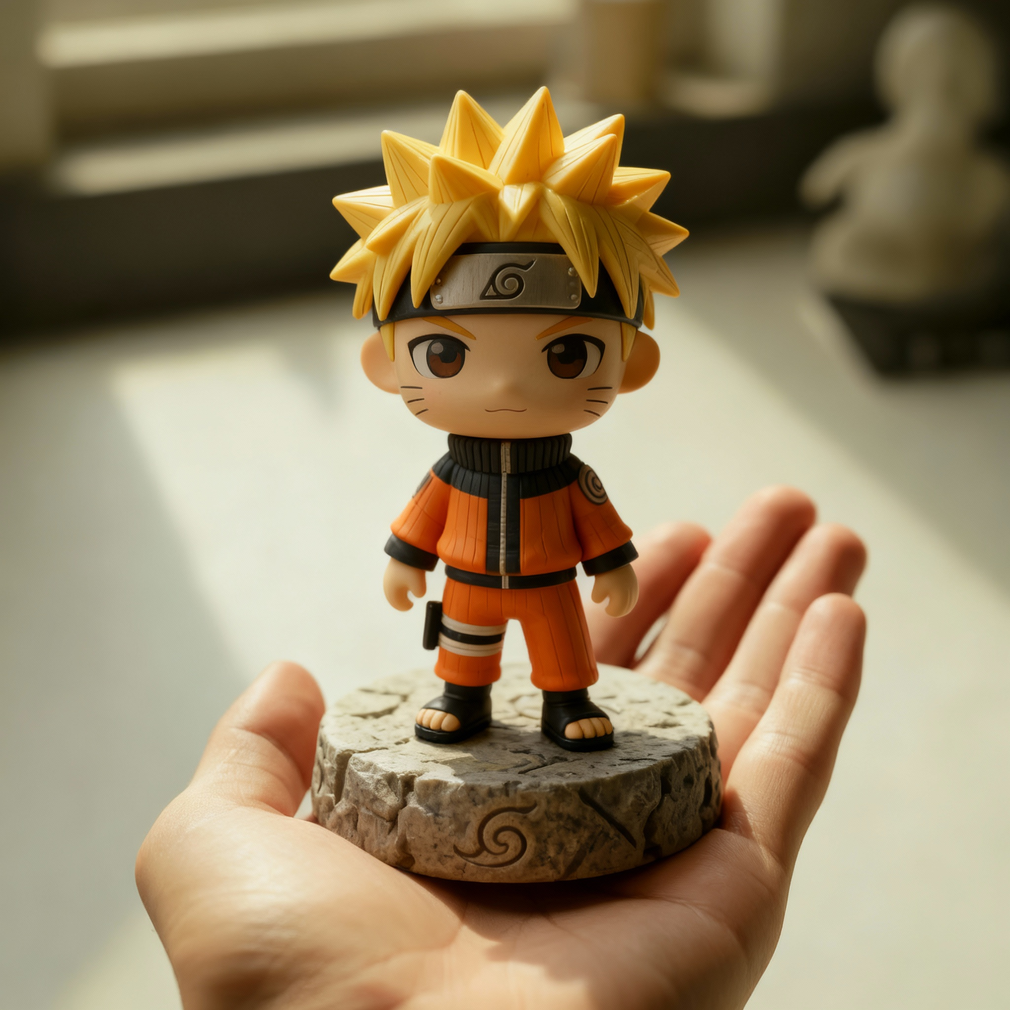 🎨 Naruto Uzumaki Chibi STL | 3D Print Figurine Model・Free 3D File for 3D printing・Cults