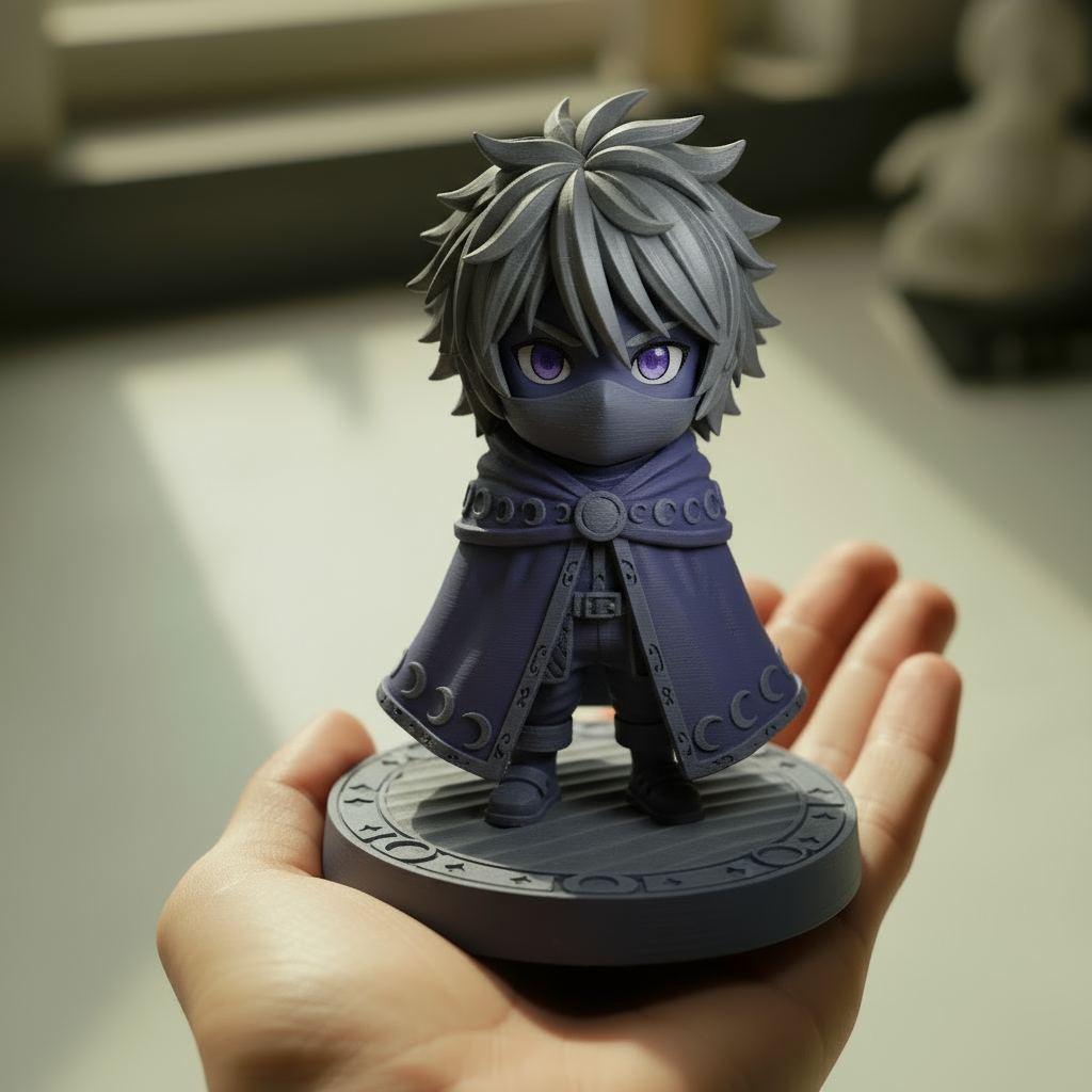 🎨 Killua Zoldyck Chibi Figurine 3D Print Model STL HxH Anime・Free 3D ...