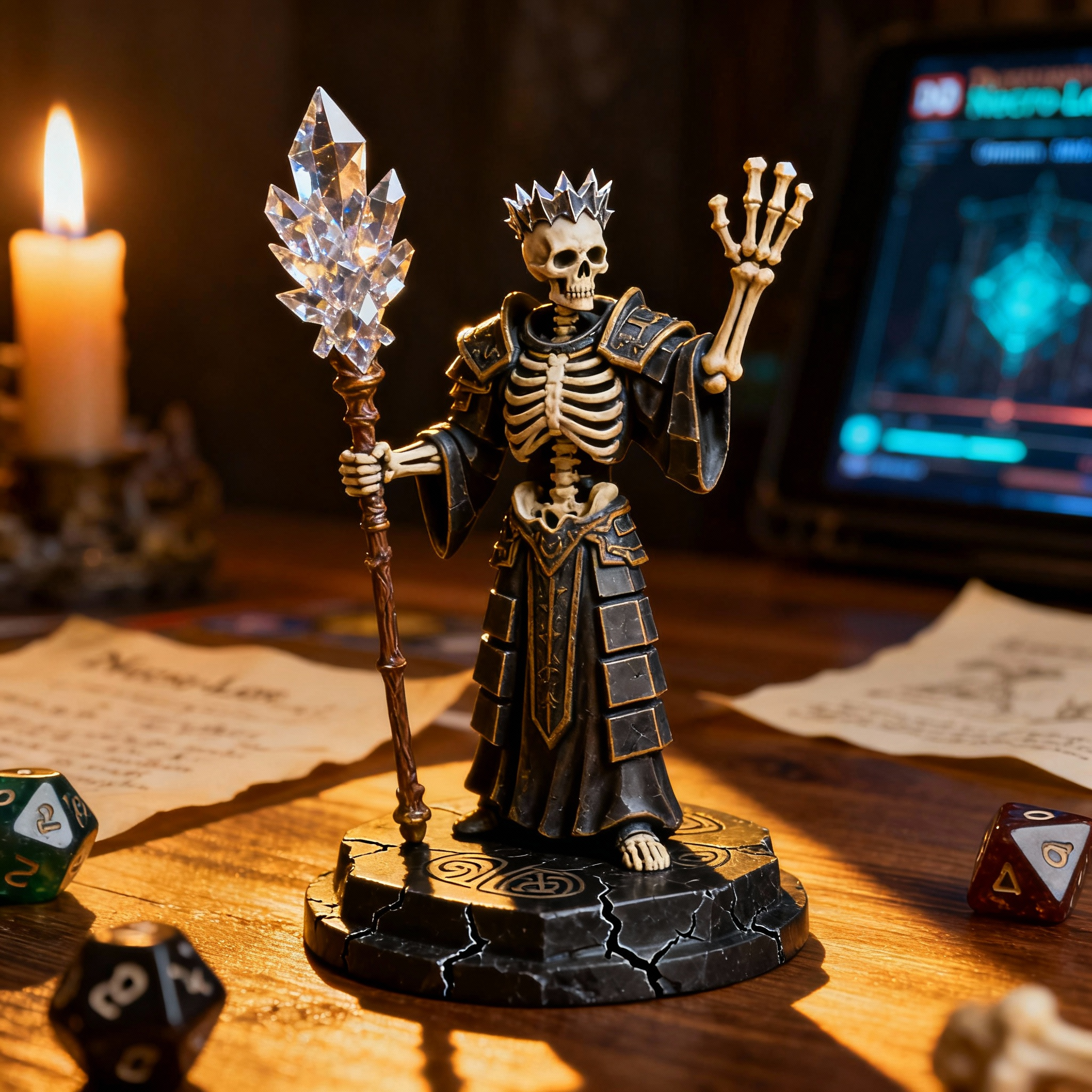 🤴 Lich King Skeleton 3D Print Model STL Figurine RPG・ 3D File for 3D ...