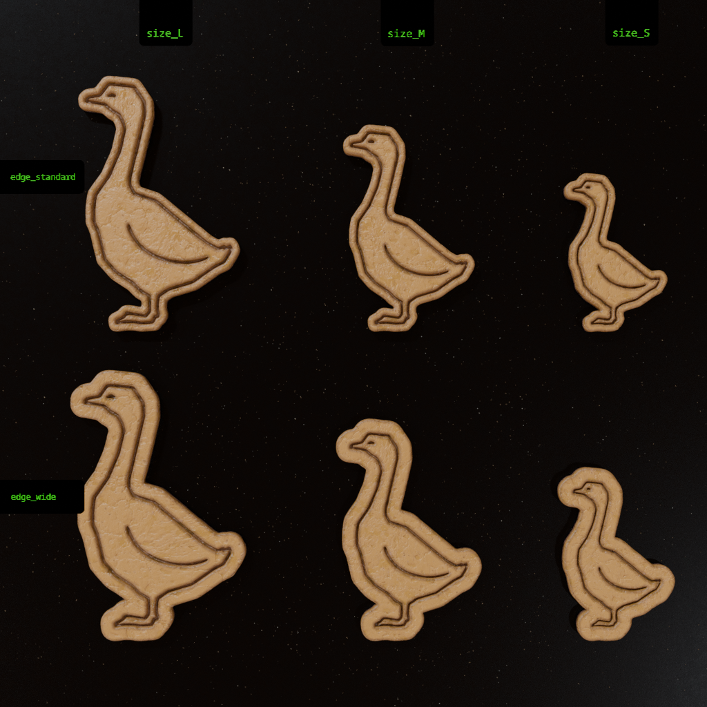🍪 Goose Cookie Cutter | 3D Print STL for Baking & Crafts・ 3D File for ...