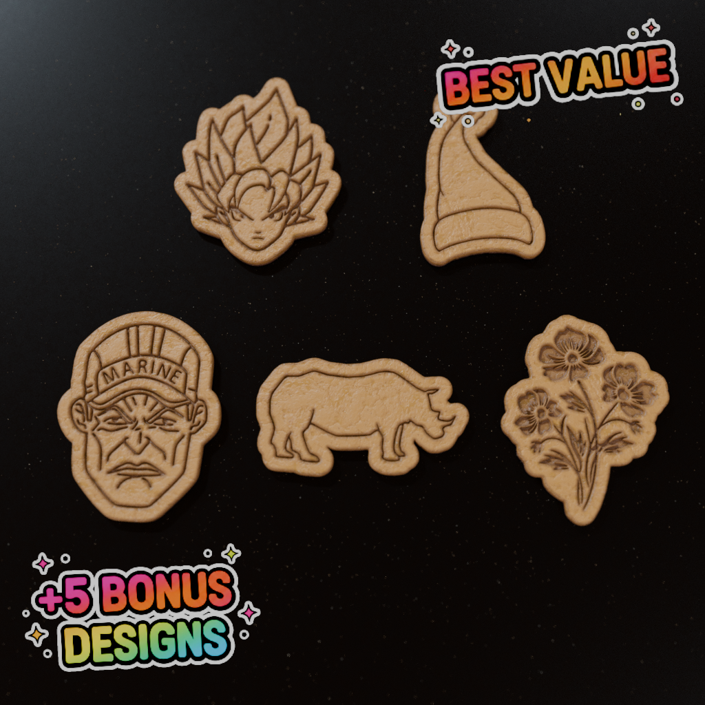 🍪 Vegeta Head Cookie Cutter STL for 3D Print - Dragon Ball Z Baking ...