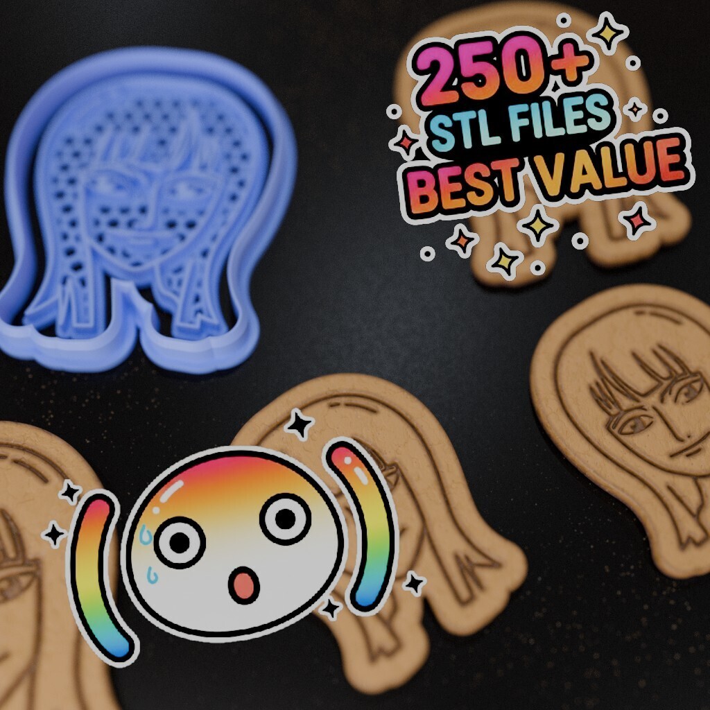 🍪 Nico Robin One Piece Ausstechform - 3D-Druck STL für Anime-Fans・ 3D ...