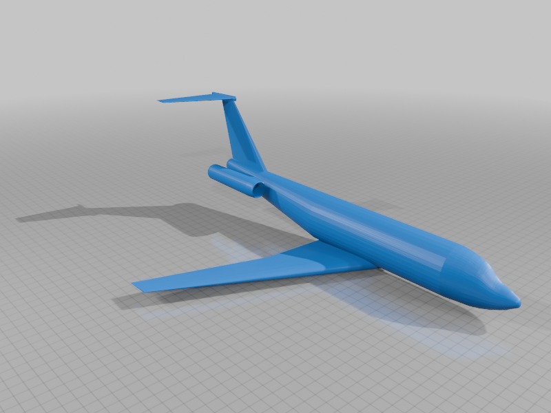 ️ Custom Twin-Engine Jetliner – DC-9-10 Inspired・Free 3D File for ・Cults
