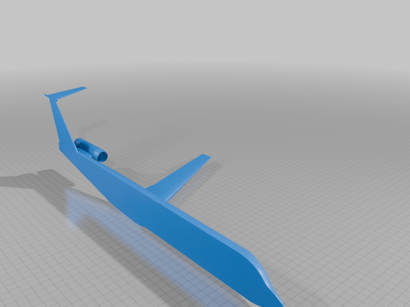️ Custom Twin-Engine Jetliner – DC-9-60 Inspired・Free 3D File for ・Cults