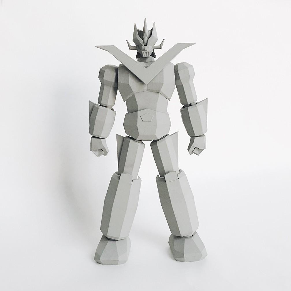 STL file Low Poly Great Mazinger 🤖 ・3D printable model to download・Cults