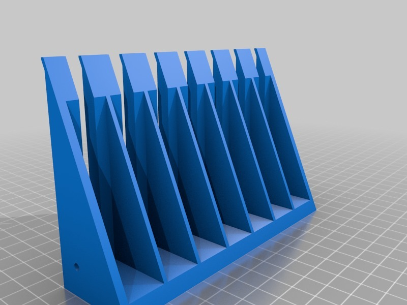 🏢 Test Lead Rack, Large with retention lip・Free 3D File for ・Cults