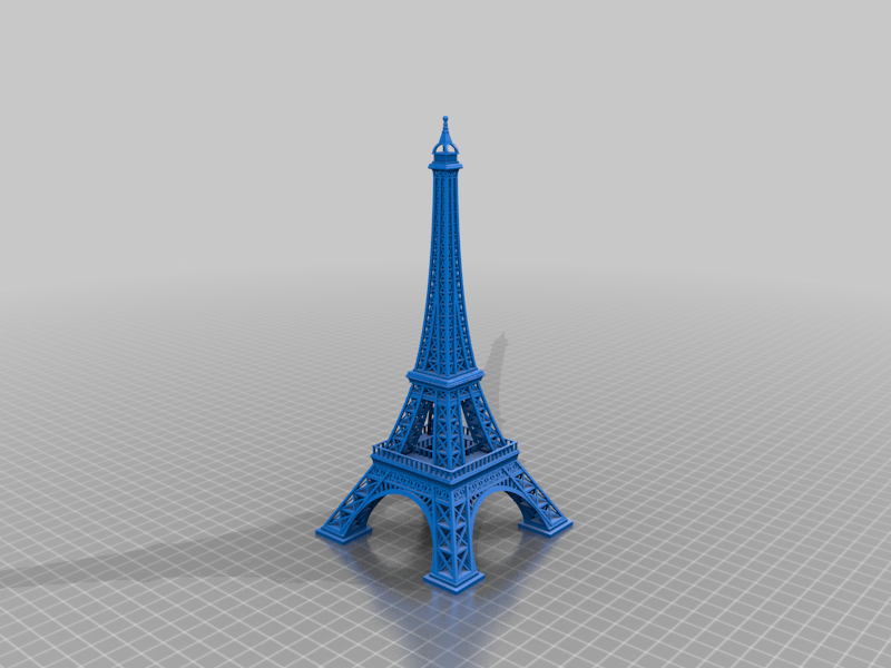 🏠 Tour Eiffel étanche et haute de 200 mm・Fichier 3D Gratuit pour ・Cults