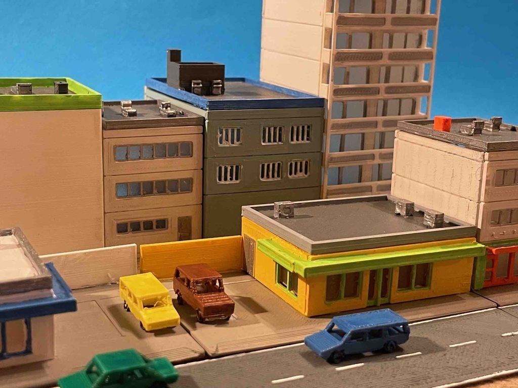 🤏 Small store 1 (z-scale)・Free 3D File for ・Cults