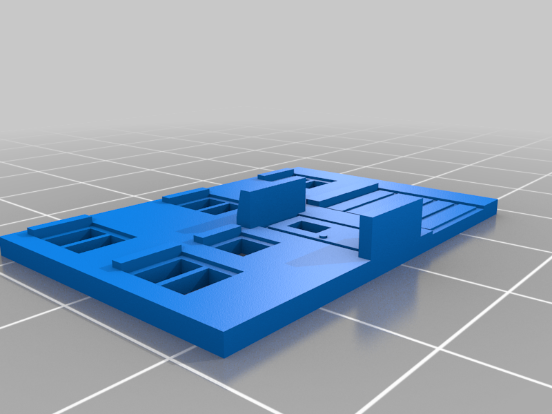 🏠 Terraced house 1b (z-scale)・Free 3D File for ・Cults