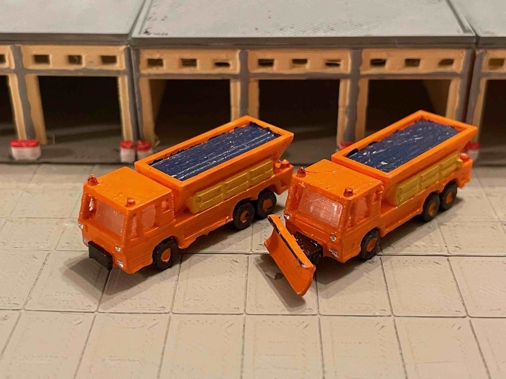 🌨️ Snow plow (z-scale)・Free 3D File for ・Cults