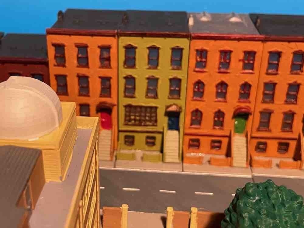 🏗️ Urban building 22 - Town house (z-scale)・Free 3D File for ・Cults