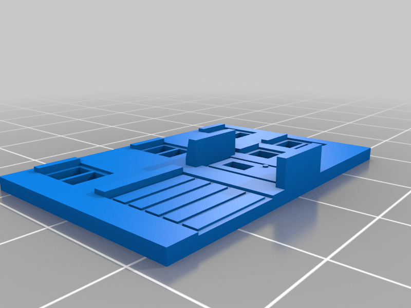 🏠 Terraced house 1a (house at the left end of the row) (z-scale)・Free ...